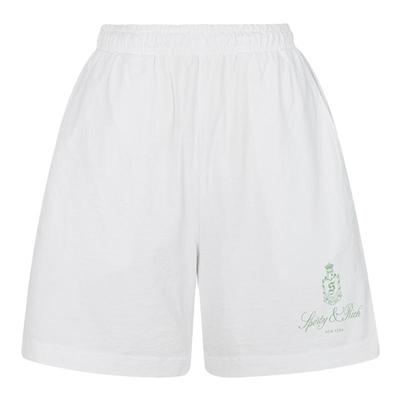 松紧腰复古运动SportyRich短裤