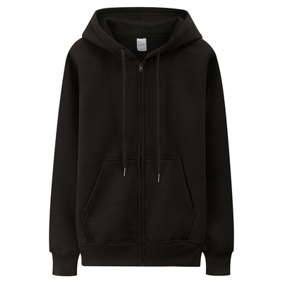 春秋卫衣男连帽开衫2026新款卫衣男上衣情侣款宽松青中年拉链开衫