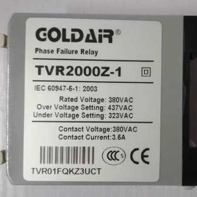 议价GOLDAIR 相序继电器 TVR2000Z-1 过压欠压 相序保护器 电源监