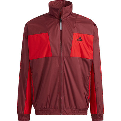 阿迪达斯男子运动立领夹克
