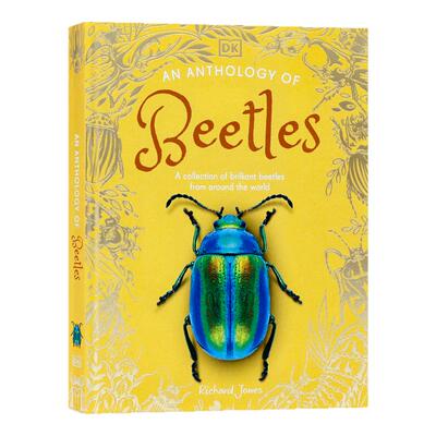 DK典藏博物馆 昆虫选集 英文原版 An Anthology of Beetles 探索世界各地 100 多种甲虫中小学课外英语阅读科普读物 全彩插画 精装