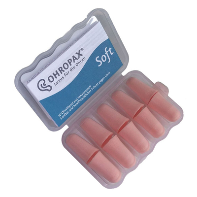 德国Ohropax soft防噪音耳塞专业降噪隔音静音睡觉睡眠用呼噜男女
