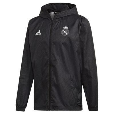 Adidas/阿迪达斯正品REAL WINDBREAKR男子休闲足球夹克外套DX9677