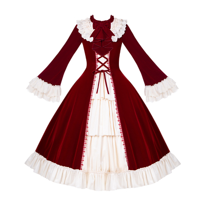 来信与诗·胡桃匣子冬版｜WP原创副牌开襟式荷叶边长op双子秋冬lo