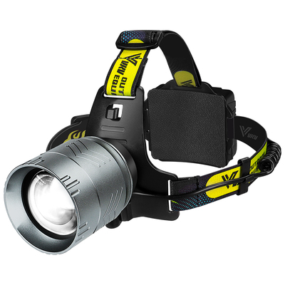 超亮强光充电变焦激光炮头灯