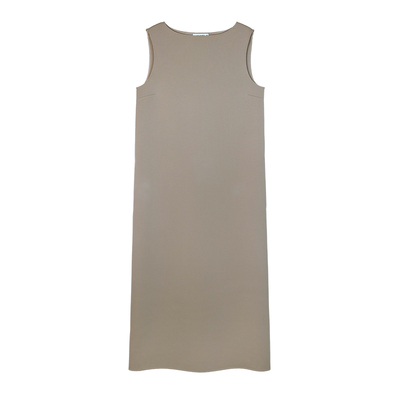 ROW风極简一字领背心裙