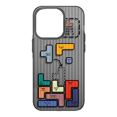 俄罗斯方块手机壳适用苹果18promax新款iphone17air超薄16plus磨砂半透明瓦楞硬壳15防摔14镜头全包13男女Air