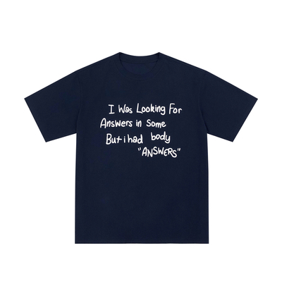 250g防紫外线索罗娜短袖T恤夏季新款字母印花圆领半袖套头上衣男