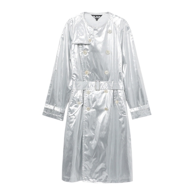 IT光泽感双排扣大衣风衣