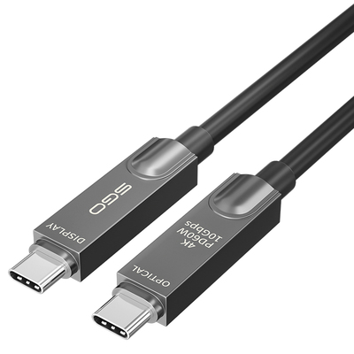 斯格USB3.2光纤线兼容雷电4usb4