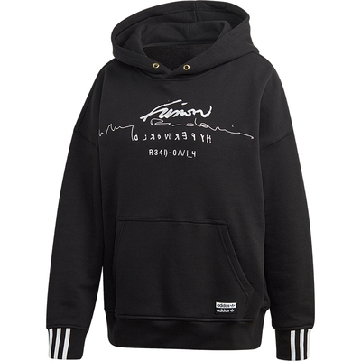 Adidas/阿迪达斯正品三叶草女士连帽套头耐穿运动卫衣GD2944