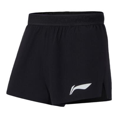 李宁男子运动常规透气反光短裤