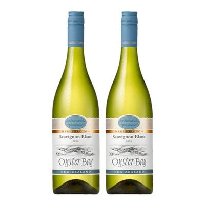 蚝湾Oyster Bay新西兰马尔堡原瓶进口长相思干白双支葡萄酒