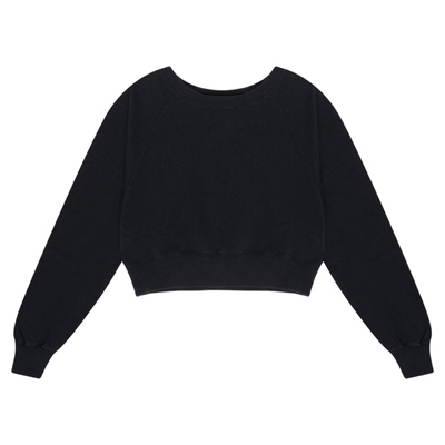 JEANASIS卫衣女2026春季新款简约圆领插肩宽松休闲上衣591515