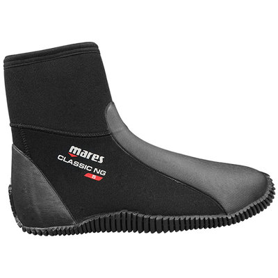Mares5mm潜水鞋男女款高帮厚底