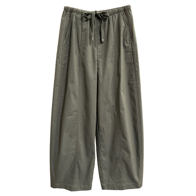 N货！宽松松紧腰休闲阔腿裤