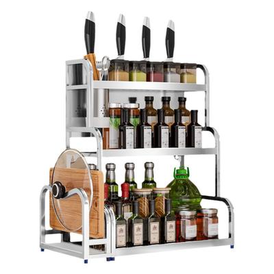 304不锈钢厨房调料品置物架刀架