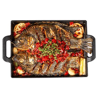 国联水产麻辣蒜香青花椒烤鱼半成品加热即食家庭高端预制菜罗非鱼