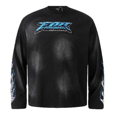 春秋宽松圆领长袖卫衣