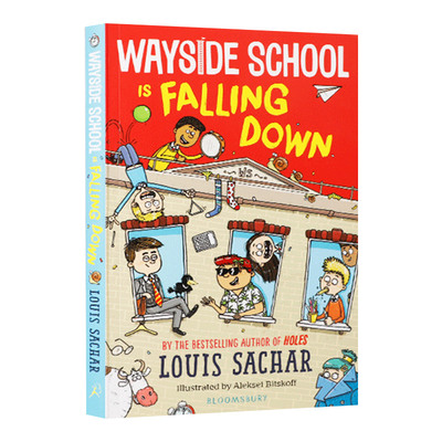 歪歪路小学 新封面版 英文原版 Wayside School is Falling Down 英文版 进口英语原版书籍