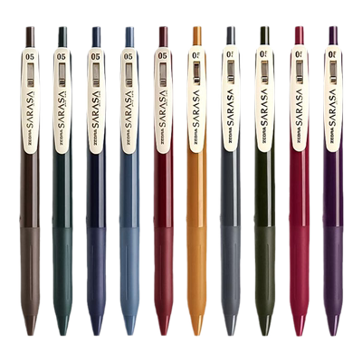 日本JJ15中性笔ZEBRA/斑马牌按动