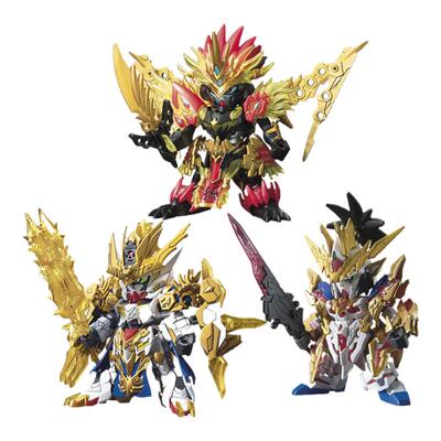 万代SD三国创杰传吕布刘备拼装