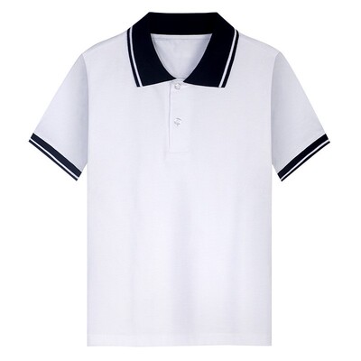 中小学生polo校服短袖T恤夏季薄