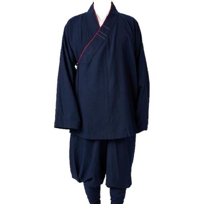 济缘僧服罗汉褂套装夏季薄款高档麻粘男女僧侣和尚衣服僧衣小褂