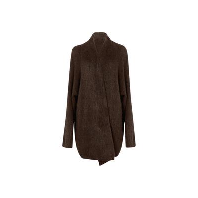 TU云巅絮语100牦牛绒拉绒针织开衫琥珀流光疗愈感无性别主义外套