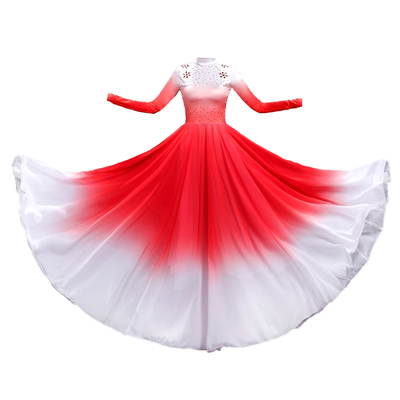 灯火里的中国2023现代大摆裙合唱