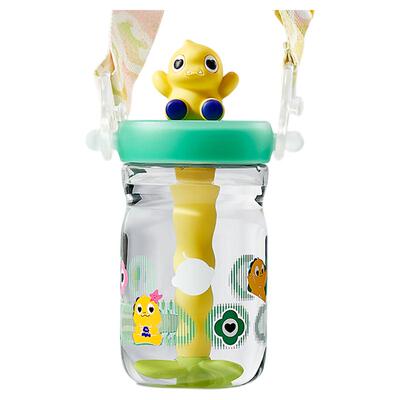babycare恐龙冷萃儿童水杯吸管杯