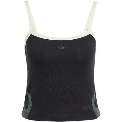 滔搏adidas阿迪达斯三叶草女子TANK TOP运动休闲背心JW7265