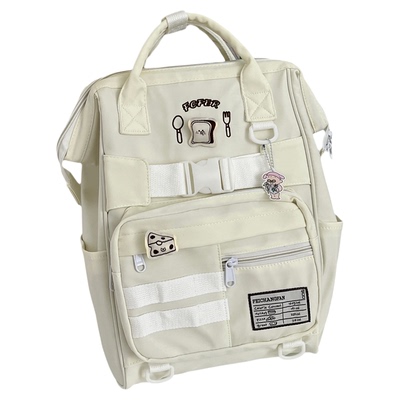 可爱少女感手提双肩书包