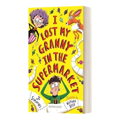英文原版 I Lost My Granny in the Supermarket 我在超市里把奶奶给弄丢了 幽默插画小说 英文版 进口英语原版书籍儿童全英语书