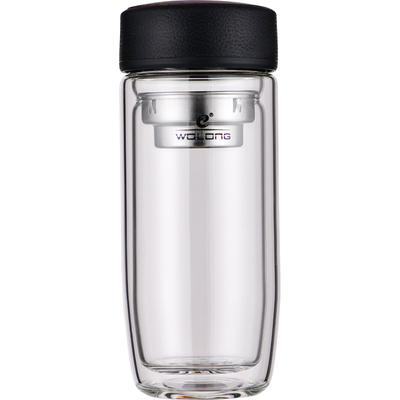 卧龙单双层玻璃杯车载耐热鹅蛋杯