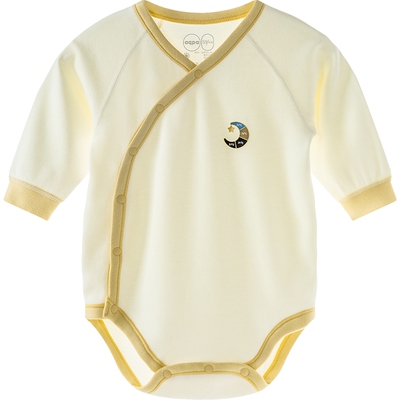 aqpa爱帕婴儿长袖包屁衣温感德绒保暖秋冬季宝宝连体衣哈衣睡衣萌