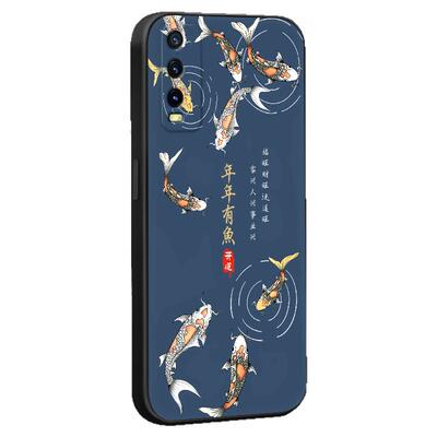 皑晨适用于vivoy30网红v2034a新款手机壳iqoou1x中国风v1voiqoou3x标准版。保护套vvioy30标准版个性v1voy30g