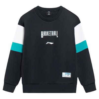 李宁正品新款男女儿童运动休闲卫衣清仓特卖YHSS235/YPLS007