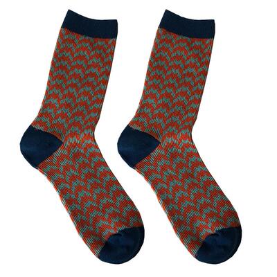 一双双针复古袜子ins潮棉