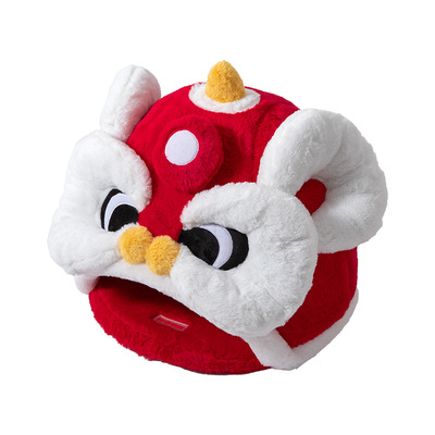 【petstar_新年醒狮窝】猫窝可拆洗冬季加厚保暖封闭式小猫咪睡窝