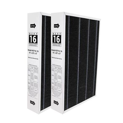 MERV16滤网适用于雷诺士Lennox X6672空气净化器滤芯16x25x5 inch
