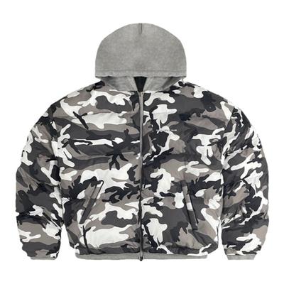 ProjectGR双面穿迷彩廓形棉服