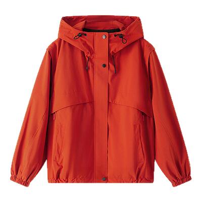 十二篮户外防风防水宽松冲锋衣