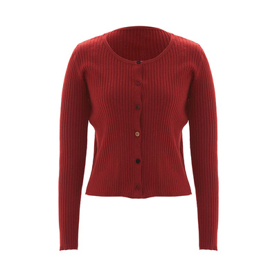 iammix27圆领针织开衫