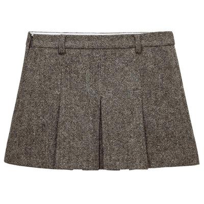 OCHIRLY欧时力毛呢马甲半裙套装