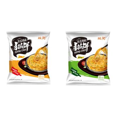 双阳手抓饼面饼皮原味葱香味道家庭早餐半成品美食食品速食手抓饼