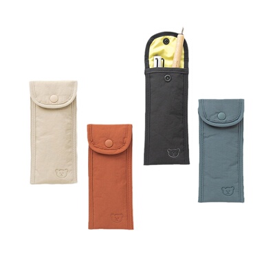 正品韩国简约便携文具袋迷你笔袋