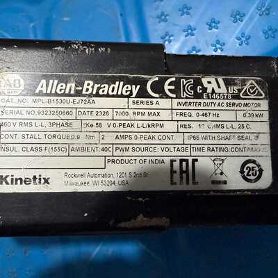 溢价-AB Kinetix伺服电机 MPL-B1530U-EJ72