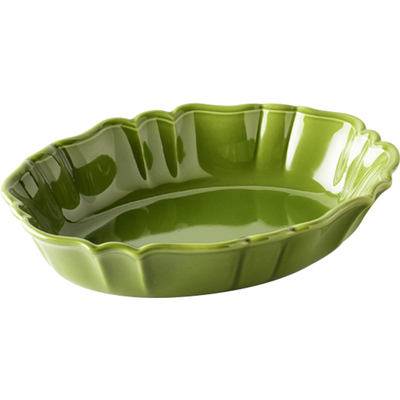 studiom法式波浪花边陶瓷焗烤盘