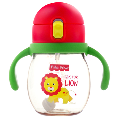 费雪300mlPPSU吸管水杯重力球